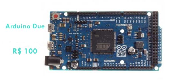 Arduino Due R3 Arm Cortex-m3 32-bit - Arduino e Eletrônica